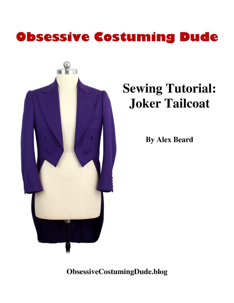 Joker Tailcoat Sewing Tutorial - Obsessive Costuming Dude